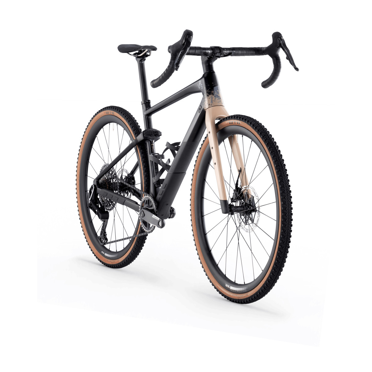 BMC UnReStricted 01 One Gravel dviratis | Carbon Black - Marrone | Velonova